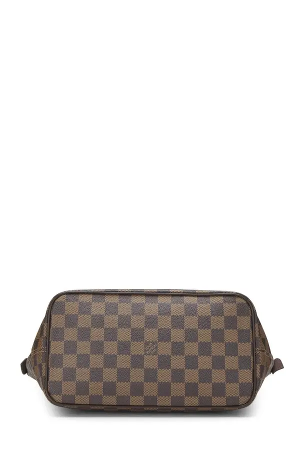 LOUIS VUITTON Damier Ebene Saleya Tote - Brown