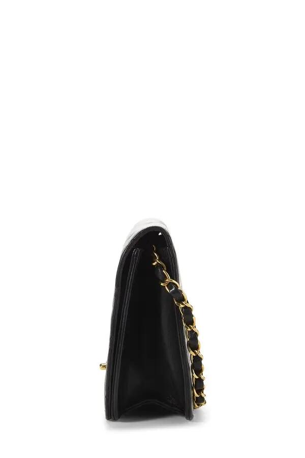 Chanel Quilted Lambskin Small Full Flap Bag - Black