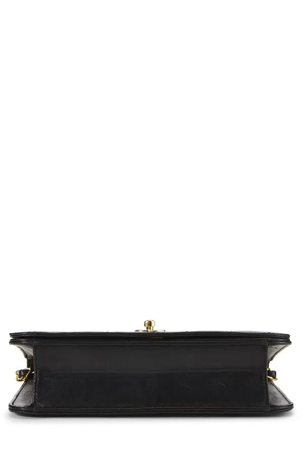 Chanel Quilted Lambskin Small Full Flap Bag - Black