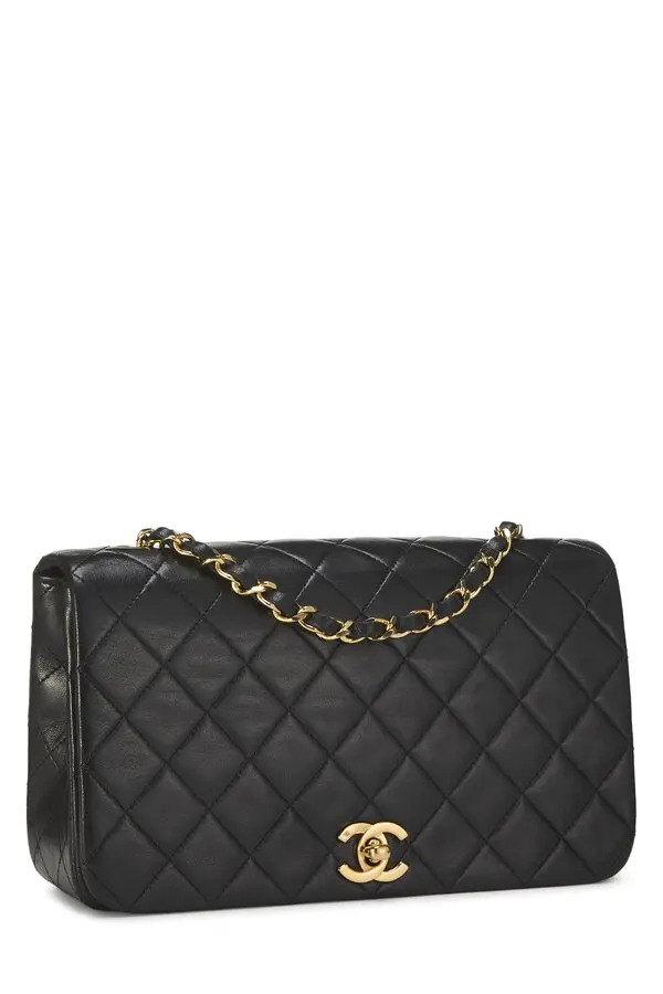 Chanel Quilted Lambskin Small Full Flap Bag