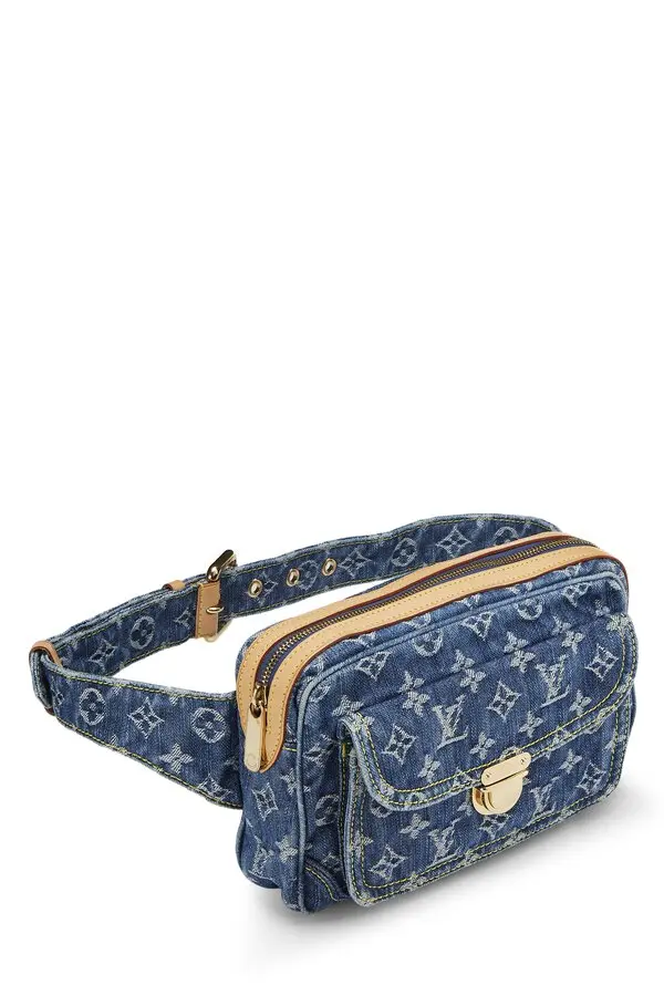 LOUIS VUITTON Monogram Denim Bumbag - Blue