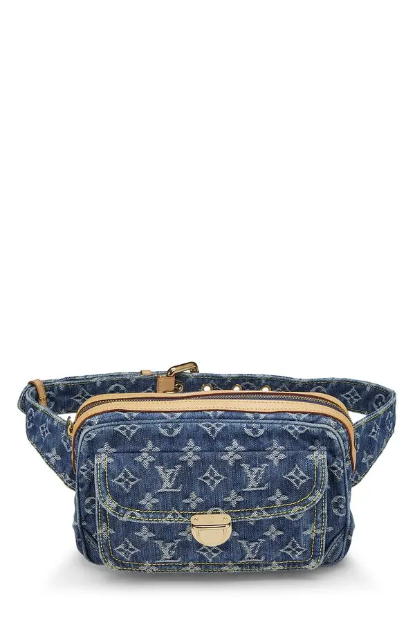 LOUIS VUITTON Monogram Denim Bumbag - Blue