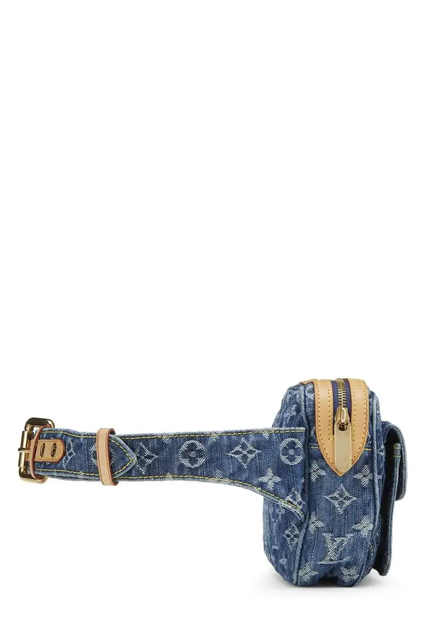 LOUIS VUITTON Monogram Denim Bumbag - Blue