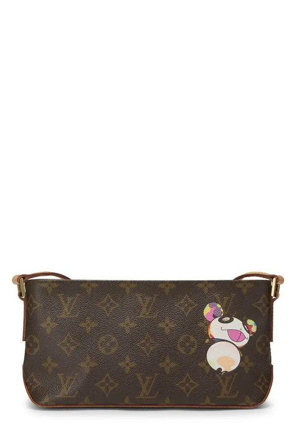 LOUIS VUITTON Takashi Murakami Monogram Panda Trotteur - Brown