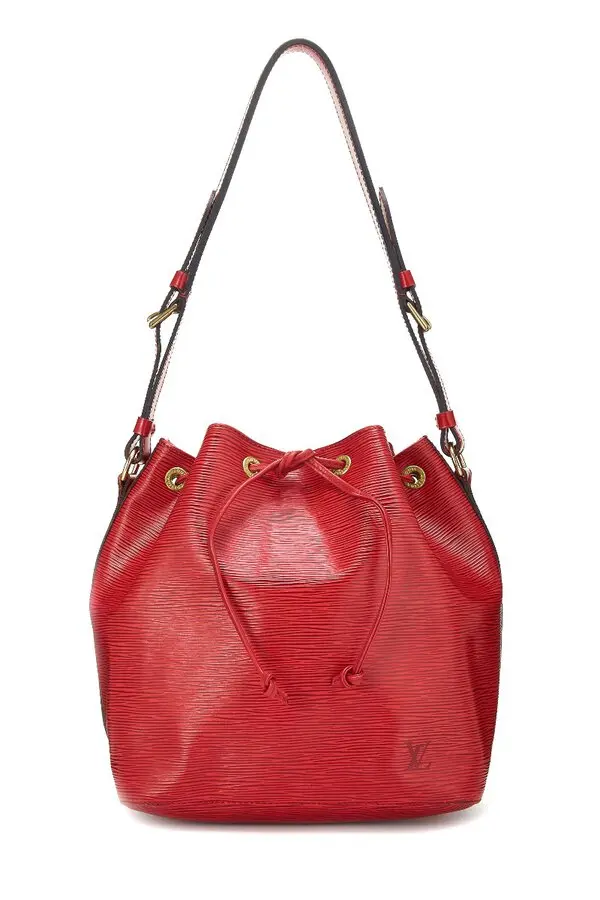 LOUIS VUITTON Epi Noé Bucket Bag - Red