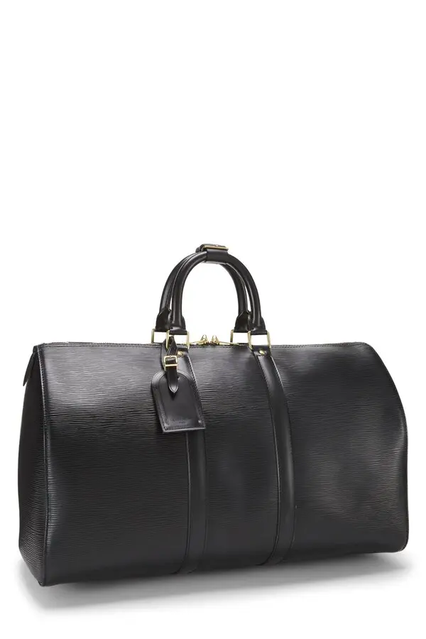 LOUIS VUITTON Epi Keepall 45 - Black