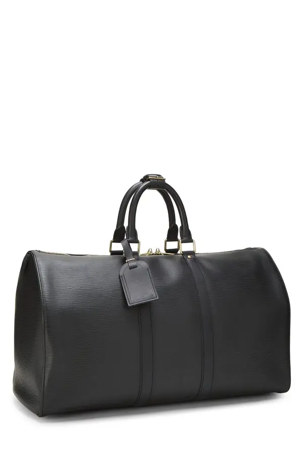 LOUIS VUITTON Epi Keepall 45 - Black