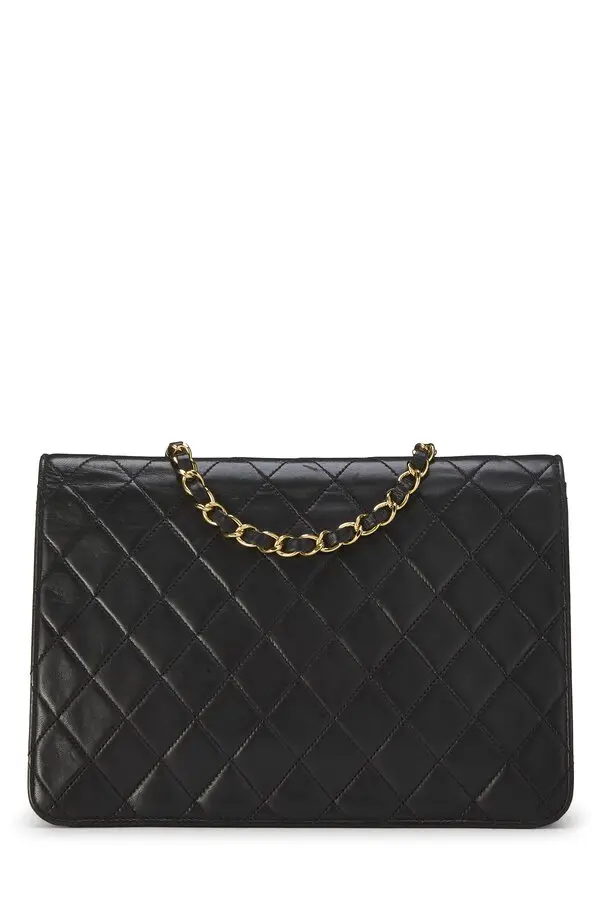 Chanel Quilted Lambskin Turnlock Ex Flap Medium Shoulder Bag