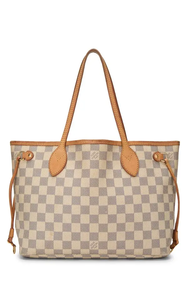 LOUIS VUITTON Damier Azur - White
