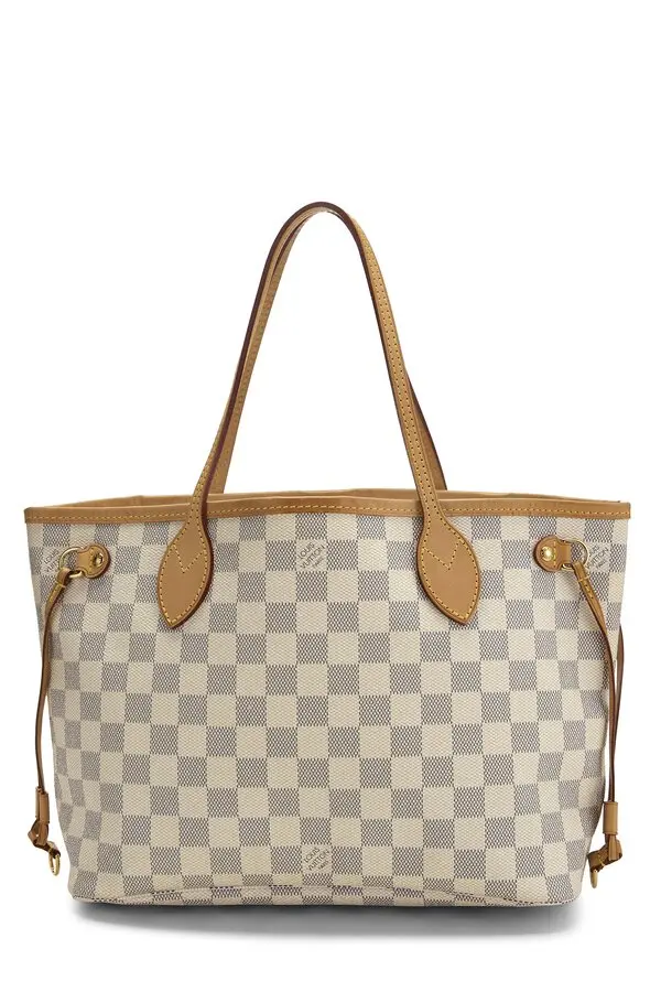 LOUIS VUITTON Damier Azur - White