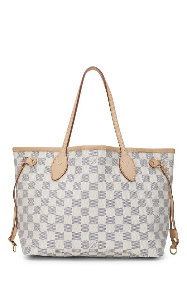 LOUIS VUITTON Damier Azur - White