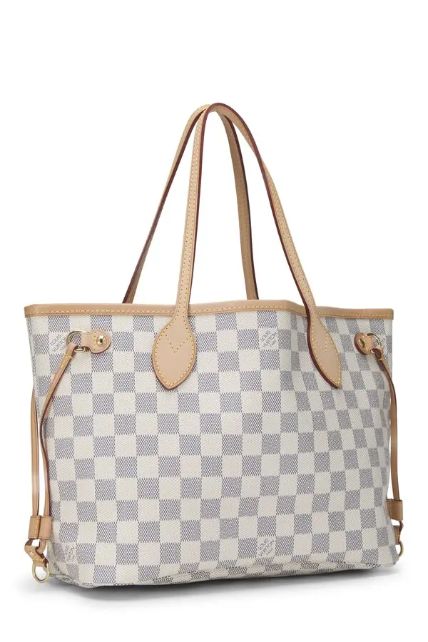 LOUIS VUITTON Damier Azur - White