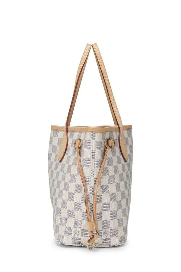 LOUIS VUITTON Damier Azur - White