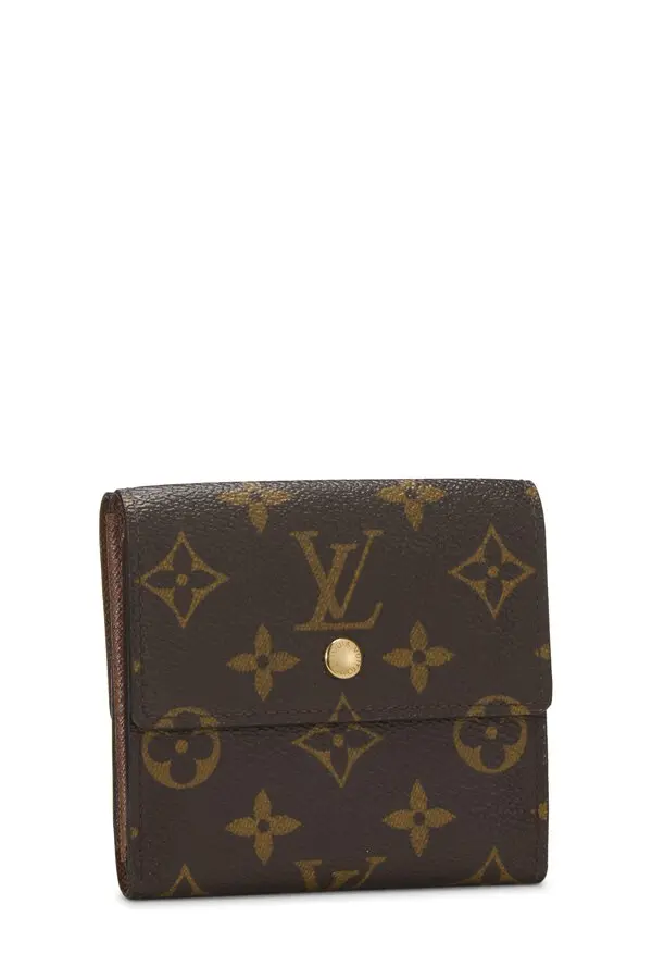 LOUIS VUITTON Monogram Canvas Elise Wallet