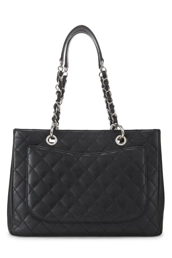 Chanel Quilted Caviar Grand Shopping Tote