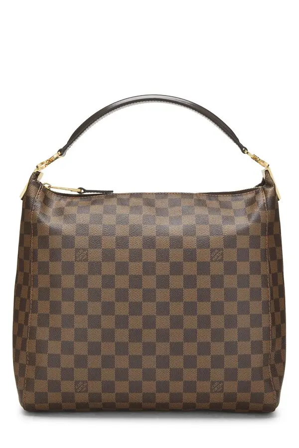LOUIS VUITTON Damier Ebene Portobello Shoulder Bag - Brown