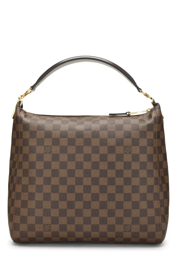 LOUIS VUITTON Damier Ebene Portobello Shoulder Bag - Brown