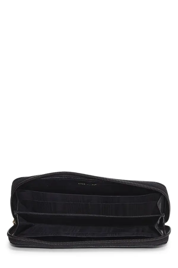 Chanel Caviar 'cc' Zip Around Wallet - Black