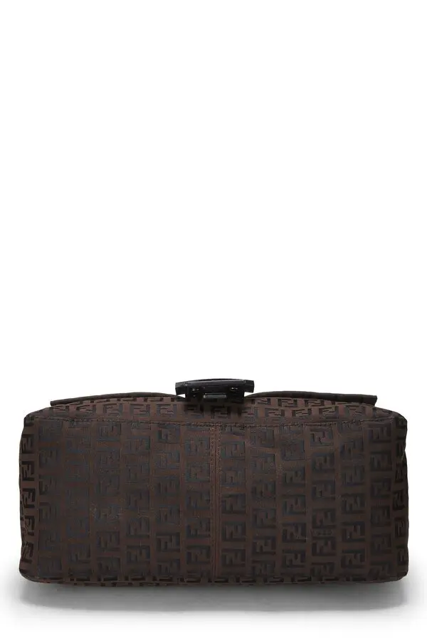 Fendi Zucchino Canvas Mama Shoulder Bag - Brown