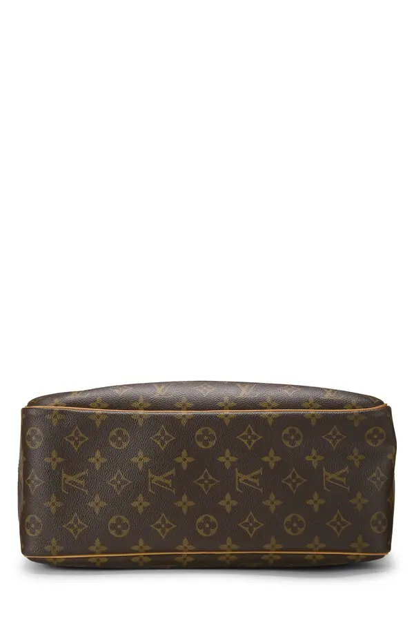 LOUIS VUITTON Monogram Canvas Deauville Top Handle Bag - Brown