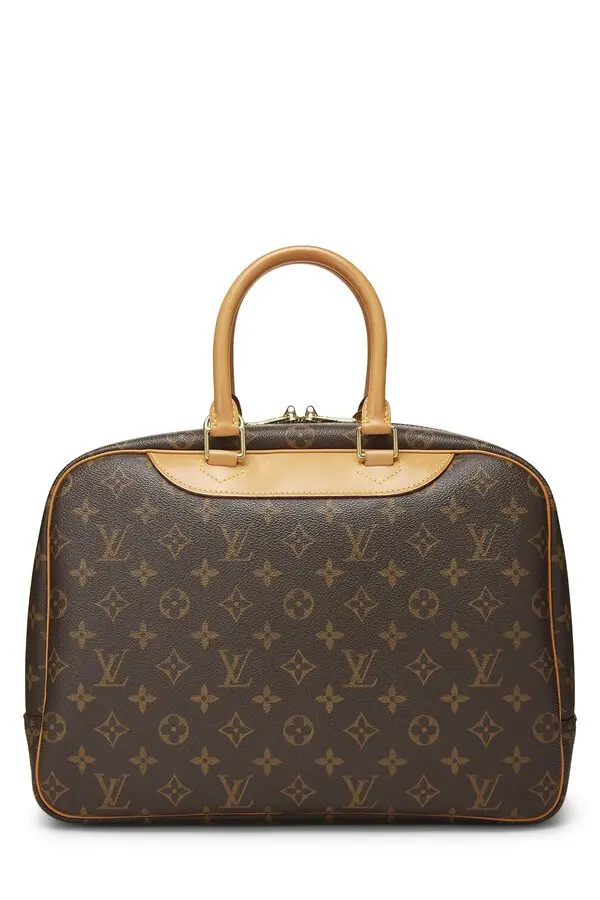 LOUIS VUITTON Monogram Canvas Deauville Bag - Brown