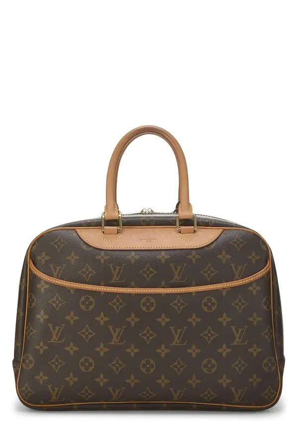 LOUIS VUITTON Monogram Canvas Deauville Bag - Brown
