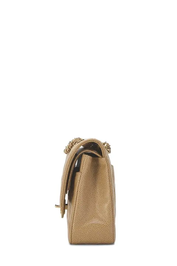Chanel Classic Double Flap Bag - Beige