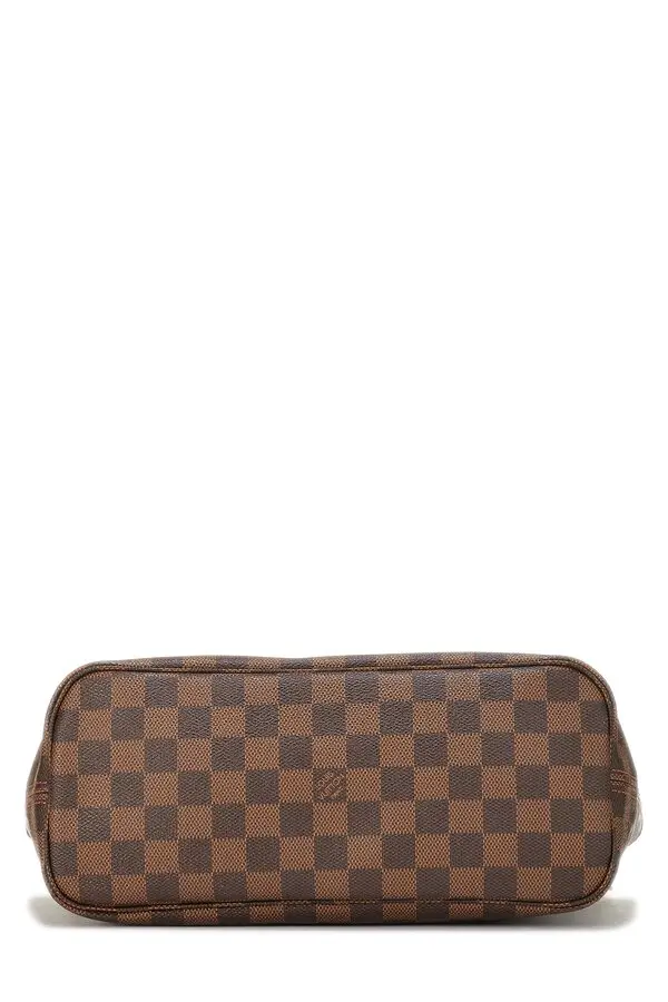 LOUIS VUITTON Damier Ebene Neverfull Tote Bag - Brown