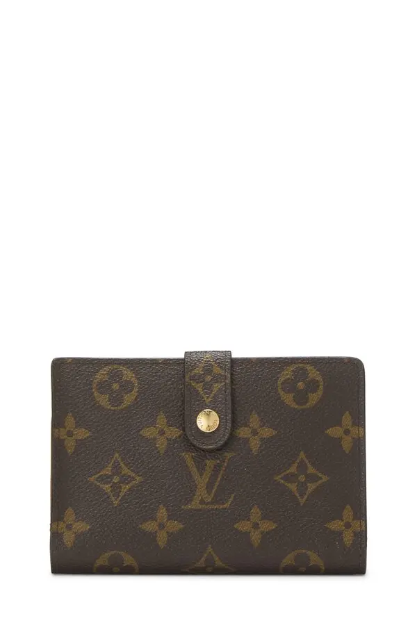 LOUIS VUITTON Monogram Canvas Porte-monnaie Viennois Wallet - Brown
