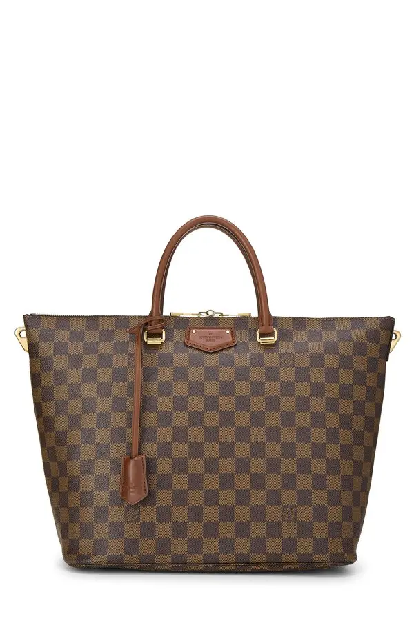 LOUIS VUITTON Damier Ebene Belmont Tote - Brown