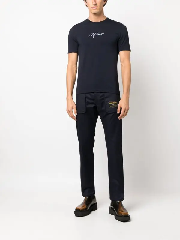 Moschino Straight-leg Cotton Trousers