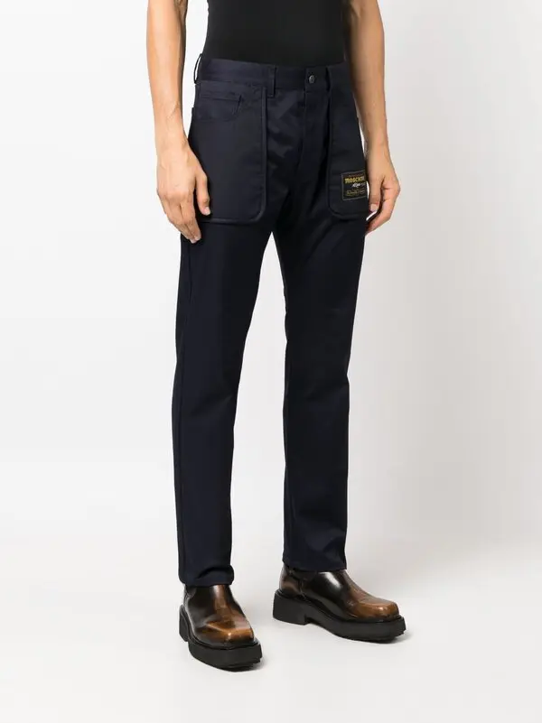 Moschino Straight-leg Cotton Trousers