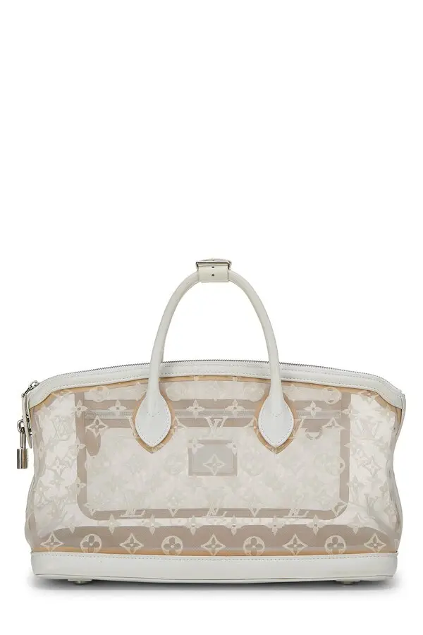 LOUIS VUITTON Monogram Mesh Transparence Lock It East-west