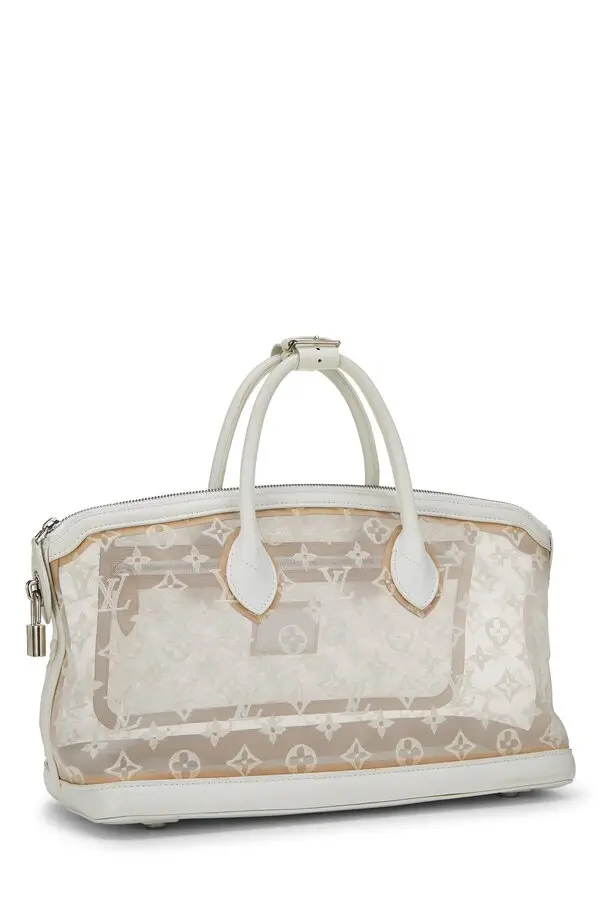 LOUIS VUITTON Monogram Mesh Transparence Lock It East-west