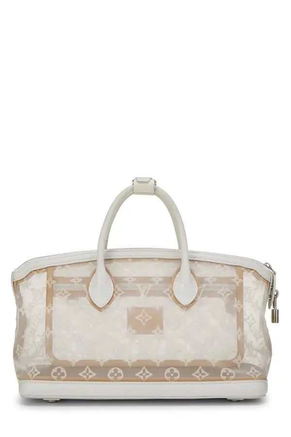LOUIS VUITTON Monogram Mesh Transparence Lock It East-west