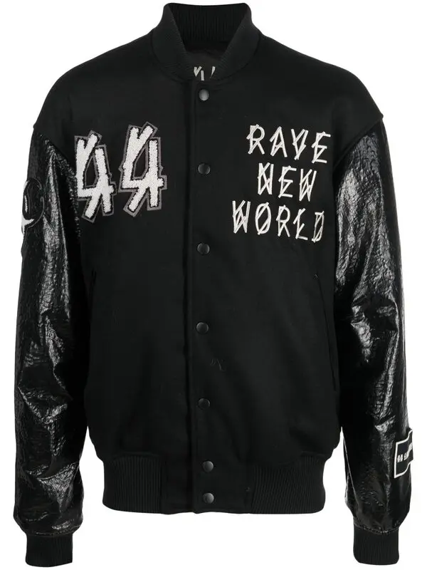 44 LABEL GROUP Logo-patch Bomber Jacket