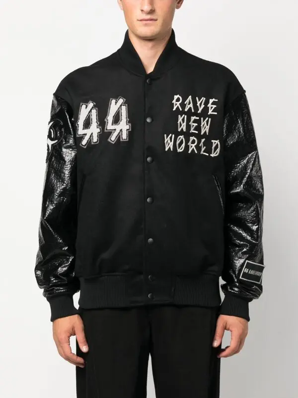 44 LABEL GROUP Logo-patch Bomber Jacket
