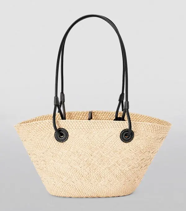 Loewe X Paula’s Ibiza Small Woven Anagram Basket Bag