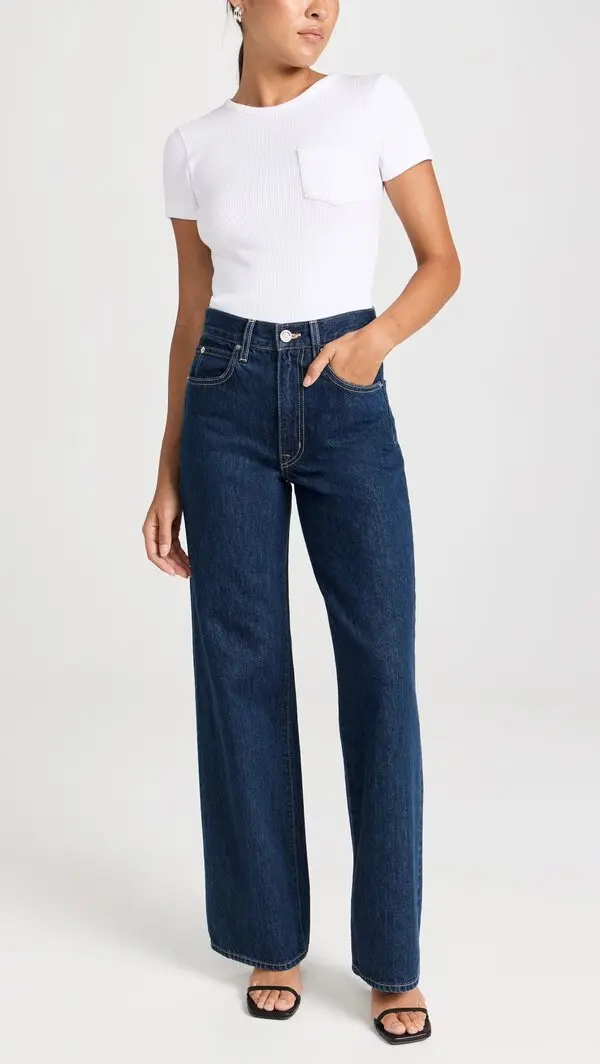 SLVRLAKE Grace Straight Leg Jeans