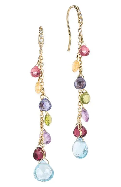 Marco Bicego Paradise Drop Earrings - Yellow Gold