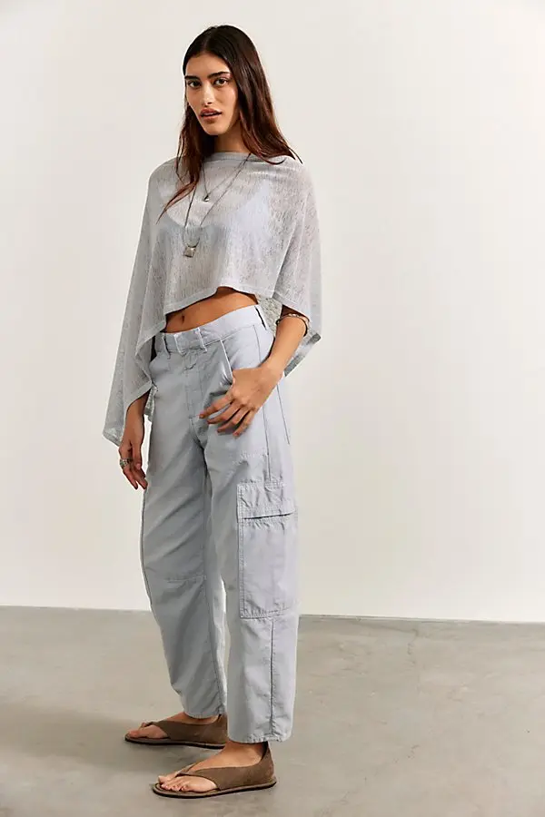 Citizens Of Humanity Marcelle Low-slung Cargo Pants - Juno Blue