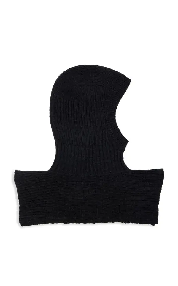 THE ROW Danylo Wool Balaclava - Black