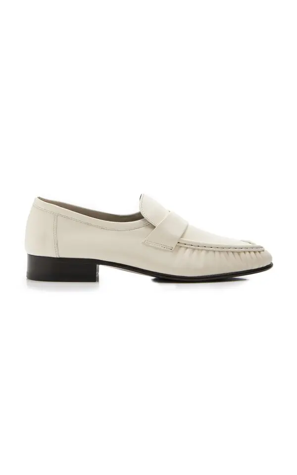 THE ROW Soft Nappa Leather Loafers