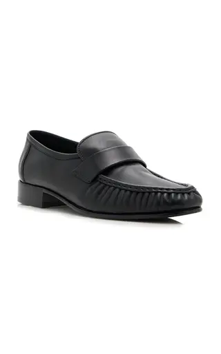 THE ROW Soft Nappa Leather Loafers