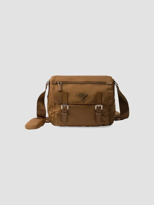 Prada Re-nylon Bucket Bag - Brown