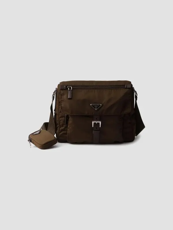 Prada Re-nylon Bucket Bag - Brown