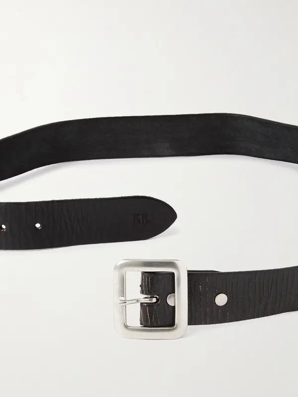 Ralph Lauren - RRL 4cm Distressed Leather Belt