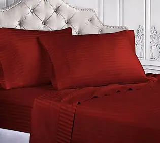 SUPERIOR 400tc Egyptian Cotton Stripe Duvet Set, King/cal.kg - One-color