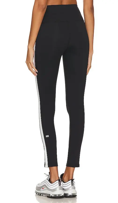 Splits59 Clare High Waist Rigor 7/8 Legging - Black & White