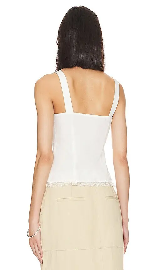 MORE TO COME Cristal Tie Front Top